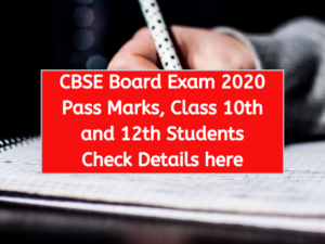 CBSE Board Exam 2020 Pass Marks, Class 10th and 12th Students Check ...