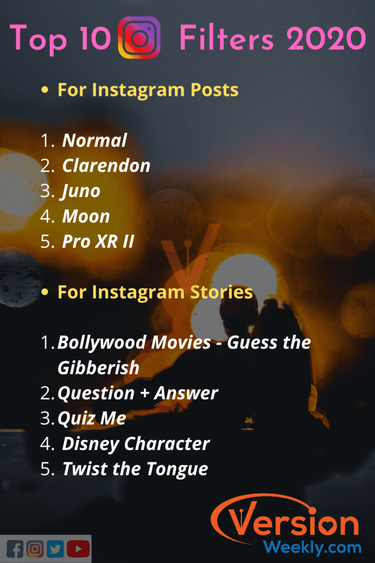The Complete Guide on Instagram Filters: Best Filters on Instagram You ...